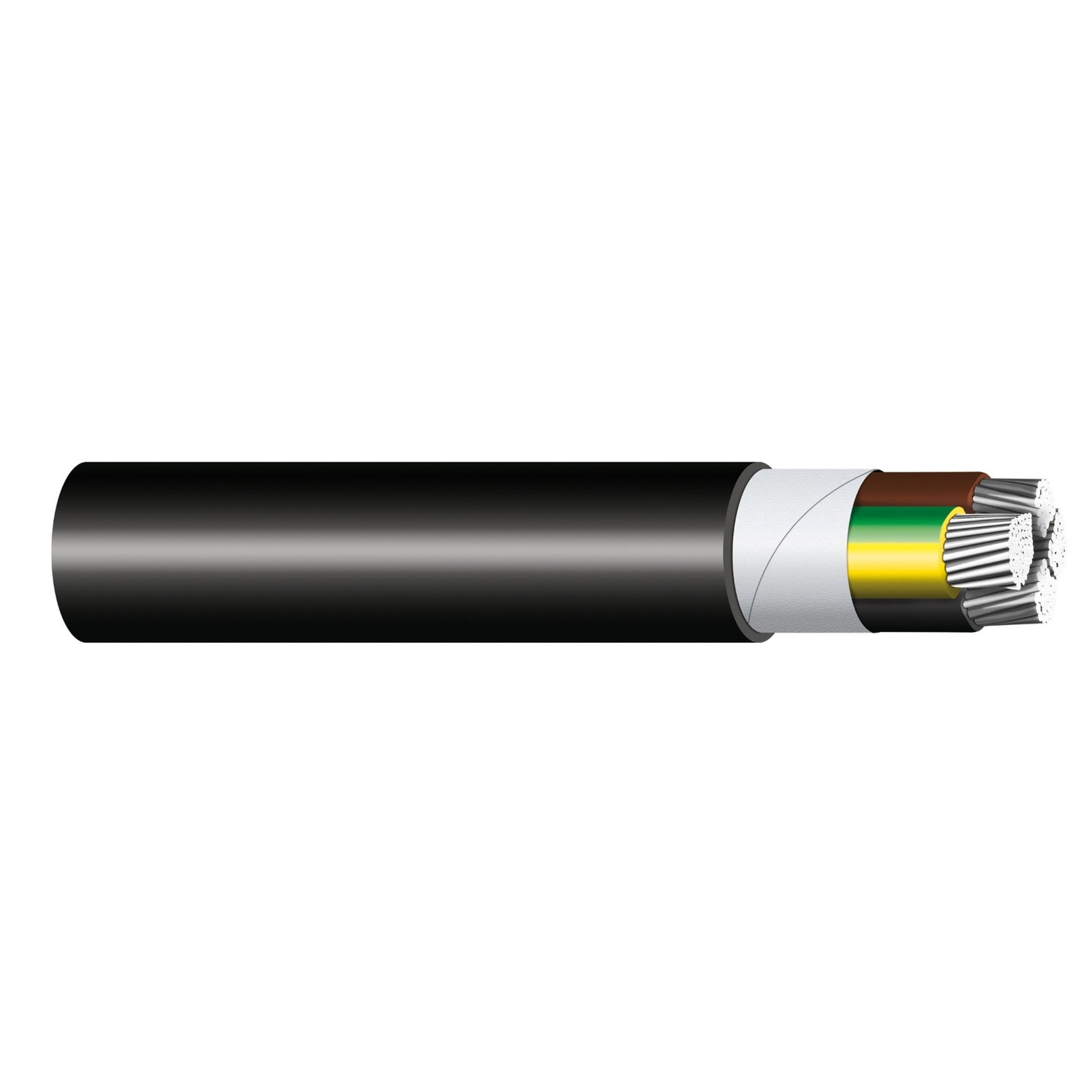 Maitinimo kabelis AXMK 4x240 (Aliuminis, XLPE, 061kV)